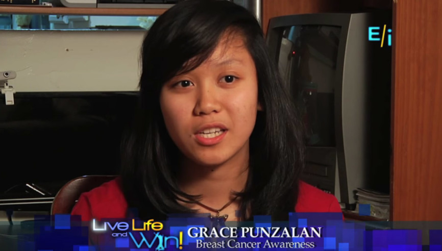 Grace Punzalan Supports Breast Cancer Awareness - Live Life And Win