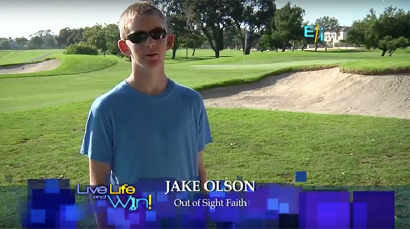 Jake Olson: Blind Golfer Dreams of Becoming a PGA Pro - Live Life And Win